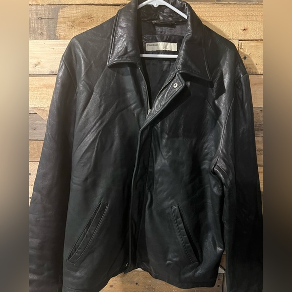 Perry Ellis | Jackets & Coats | Leather Jacket | Poshmark